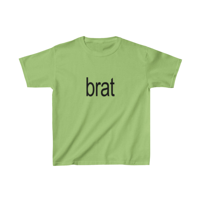 'brat' Baby Tee – When In Doubt.